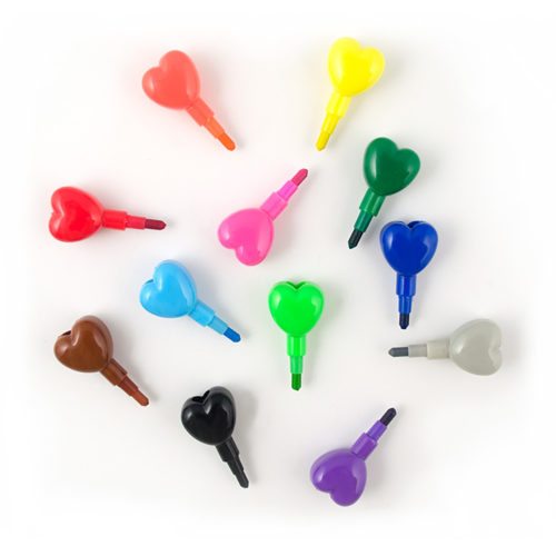 Stacking Heart Crayons - IPPINKA