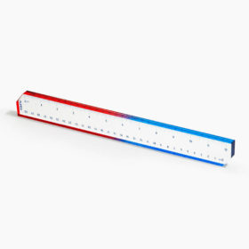 Lucite Gradient Ruler - IPPINKA